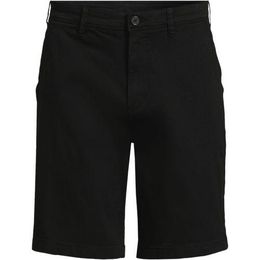 LANDS' END Slim Fit Chino-Shorts, Herren,  Schwarz, by Lands' End