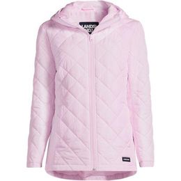 LANDS' END FeatherFree Steppjacke, Damen,  Rot, Polyester, by Lands' End