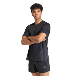 adidas Performance Funktionsshirt 'AIRCHILL' Herren Gr&ouml;&szlig;e L dunkelgrau / schwarz