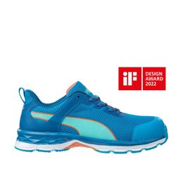 PUMA Safety BEAT WNS LOW Safety Shoe S1 ESD Blau / 36