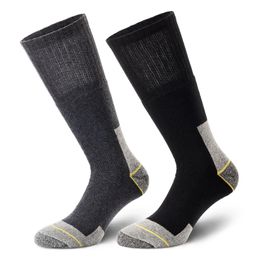 Bisley TEMPO DUO Work Sock Schwarz-Grau / 43/46