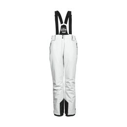 Skihose Killtec "KSW 249 WMN SKI PNTS", Damen, Gr. 42, Normalgr&ouml;&szlig;en, wei&szlig; (naturwei&szlig;), Obermaterial: 100% Polyester;Futter: 100% Polyester;F&uuml;llung: 100% Polyester, Hosen Skihose, Wind- und wasserdicht, verstellbar, Teflon EcoElite&trade;-Impr&auml;gnierung
