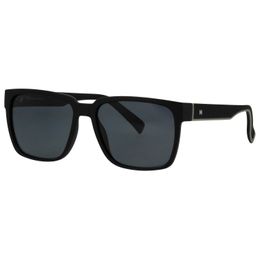 HUMPHREY&acute;S eyewear Retrosonnenbrille HUMPHREY&acute;S EYEWEAR, Herren, schwarz, matt, Sonnenbrillen Retrosonnenbrille, Form Karree/Soft, polarisierenden Gl&auml;sern, Tritan (TR18) Polarisierend