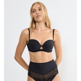 B&uuml;gel-BH Triumph "Comfort Contour WDP", Damen, Gr. 85, Cup E, schwarz, Microtouch, Obermaterial: 41% Polyamid, 34% Polyester, 25% Elasthan, BHs B&uuml;gel-BH, Comfort Wire