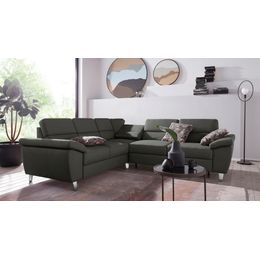 Sit & More Ecksofa SIT & MORE "Sorano L-Form", grau (anthrazit), B:249cm H:88cm T:229cm, Sofas, Ecksofa, wahlweise mit Bett- und Relaxfunktion, inkl. Bettkasten