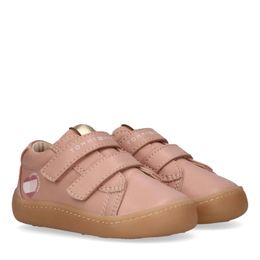 Lauflernschuh Tommy Hilfiger, M&auml;dchen, Gr. 25, beige, Synthetik, Schuhe Lauflernschuh, Barfu&szlig;schuh, Halbschuh, Babyschuh mit regulierbarem Klettverschluss