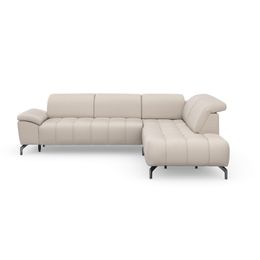 Sit & More Ecksofa SIT & MORE "Cool L-Form", grau (elephant), B:272cm H:79cm T:220cm, Sofas, Ecksofa, wahlweise mit Kopfteilverstellung und Vorziehsitz motorisch