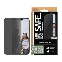 SAFE BY PANZERGLASS Displayschutzglas "Side-View Privacy Screen Protection", transparent, B:11cm H:1,3cm T:19,5mm, Displayfolien, Displayschutzfolie, Schutzfolie, Bildschirmschutz, kratz- & sto&szlig;fest, Displayschutzglas