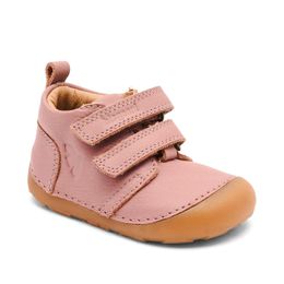 Lauflernschuh bisgaard "barefoot carter", M&auml;dchen, Gr. 25, altrosa, Leder, Schuhe Lauflernschuh, Klettstiefel f&uuml;r Laufanf&auml;nger, Gr&ouml;&szlig;enschablone zum Download