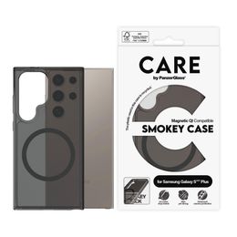 CARE BY PANZERGLASS Handyh&uuml;lle "Magnetic QI Compatible Smokey Case f&uuml;r Samsung Galaxy S25 Ultra", transparent, B:11cm H:2,5cm T:20cm, H&uuml;llen, Backcover, Schutzh&uuml;lle, Handyschutzh&uuml;lle, Case, Schutzcase, sto&szlig;fest, Handyh&uuml;lle