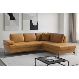 Sit & More Ecksofa SIT & MORE "Morris Jubi, Ottomane, Breite 238 cm", curry, B:238cm H:83cm T:202cm, Sofas, Ecksofa, mit Armteilfunktion, wahlweise mit Schlaffunktion