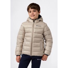 Steppjacke Champion "SPORTWEAR JACKET Standard Fit", Jungen, Gr. L, ncb, nny, nny, Obermaterial: 100% Polyester, Jacken Steppjacke, mit verstellbarer Kapuze, praktische Taschen