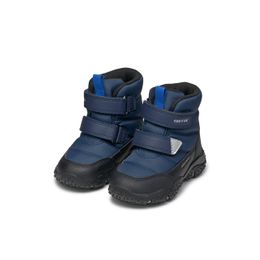 Winterboots Geox "B BALTIC BOY B ABX", Jungen, Gr. 25, blau (navy, royalblau), Synthetik, Textil, Schuhe Winterboots, Klettstiefel, Snowboots mit Warmfutter, Gr&ouml;&szlig;enschablone zum Download