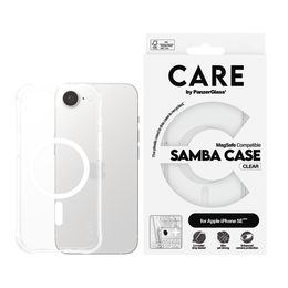 CARE BY PANZERGLASS Handyh&uuml;lle "Fashionable Case Samba mit MagSafe", transparent, B:11cm H:2cm T:19,5cm, H&uuml;llen, Backcover, Schutzh&uuml;lle, Handyschutzh&uuml;lle, Case, Schutzcase, sto&szlig;fest, Handyh&uuml;lle