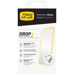 Otterbox Displayschutzglas "Premium Glass Displayschutz f&uuml;r Apple iPhone 15", transparent, B:6,68cm H:14,28cm T:0,05mm, Displayfolien, geh&auml;rtetes Glas, x3 Kratzschutz, &uuml;bersteht St&uuml;rze aus bis 0,9 m, Displayschutzglas