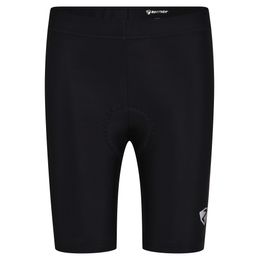 Radhose Ziener "NIMO-Z", M&auml;dchen, Gr. 116, EURO-Gr&ouml;&szlig;en, schwarz, Obermaterial: 78% Polyamid, 22% Elasthan, Hosen Radhose