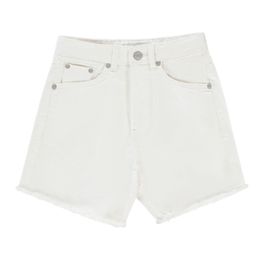 Jeansshorts Cars Jeans "Shorts SARRAH", Jungen, Gr. 10 (140), N-Gr, wei&szlig;, Denim/Jeans, Obermaterial: 100% Baumwolle, unifarben, kurz, Jeans Jeansshorts