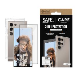 CARE BY PANZERGLASS Displayschutzglas "2-in-1 Protection Set", transparent, B:11cm H:3cm T:20mm, Displayfolien, Displayschutzfolie, Schutzfolie, Bildschirmschutz, kratz- & sto&szlig;fest, Displayschutzglas