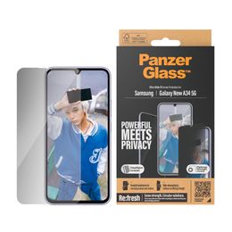PanzerGlass Displayschutzglas "Ultra Wide Fit Privacy Screen Protector", transparent, B:11,2cm H:1,4cm T:20mm, Displayfolien, Blickschutz Displayschutzfolie Displayschutz Kratz-& Sto&szlig;fest, Displayschutzglas