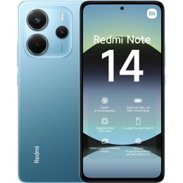 Xiaomi Smartphone "Redmi Note 14", blau, 128 GB, Mobiltelefone, Smartphone
