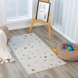 Kinderteppich LIVABLISS "FINDLAY", beige (creme), B:80cm H:6mm L:150cm, Kunstfaser, Teppiche, Kinderteppich, Kids