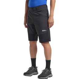 Shorts Jack Wolfskin "HIKING ALPINE SHORT M", Herren, Gr. 48, Normalgr&ouml;&szlig;en, grau (phantom), Obermaterial: 87% Polyester, 13% sonstige Fasern, Hosen Shorts