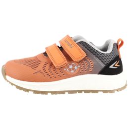 Sneaker Lurchi "Aleks", M&auml;dchen, Gr. 28, orange, multi, Lederimitat, Textil, Schuhe Sneaker, Sportschuh mit Klett, Gr&ouml;&szlig;enschablone zum Download