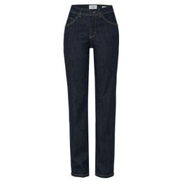 5-Pocket-Jeans Toni, Damen, Gr. 18, K-Gr, blau rinsed, Denim/Jeans, Obermaterial: 88% Baumwolle, 10% Polyester, 2% Elasthan, lang, Jeans 5-Pocket-Jeans, mit Stretch, Regular Fit