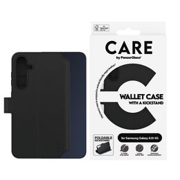 CARE BY PANZERGLASS Handyh&uuml;lle "Wallet Case with Kickstand f&uuml;r Samsung Galaxy A35 5G", schwarz, B:11cm H:2,8cm T:19,6cm, H&uuml;llen, Backcover, Schutzh&uuml;lle, Handyschutzh&uuml;lle, Case, Schutzcase, sto&szlig;fest, Handyh&uuml;lle