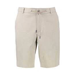 Shorts Lerros "Bequeme Shorts mit Kordelzug in grossen Gr&ouml;&szlig;en", Herren, Gr. 42, medium kitt, 71% Polyester, 26% Viskose, 3% Elasthan, Hosen Shorts