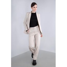 Blusenblazer Imperial "Boyfriend-Blazer", Damen, Gr. XL (42), beige (mastice), Obermaterial: 72% Polyester, 23% Viskose, 5% Elasthan, unifarben, Blazer Blusenblazer