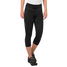 Fahrradhose Vaude "ACTIVE 3/4 PANTS", Damen, Gr. 48, N-Gr, schwarz, Web, Obermaterial: 74% Polyester, 26% Elasthan, unifarben, Hosen Fahrradhose, f&uuml;r Radsport, mit funktionellem Sitzpolster, schnell trocknend, Topseller