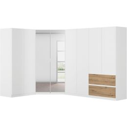 Schrank-Set Rauch "Kleiderschrank Schrank Garderobe W&auml;scheschrank COSTA Gr&ouml;&szlig;e 208x298 cm", alpinwei&szlig;, eiche artisan, eingriffe alpinwei&szlig;, H:197cm T:298cm, Holzwerkstoff, Kastenm&ouml;bel-Sets, Schrank-Set, viel Platz, grifflose Front und Push-to-Open Funktion MADE IN GERMANY