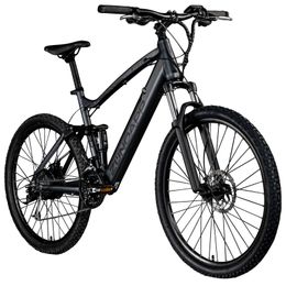 Z&uuml;ndapp Z&uuml;ndapp XFS E-Mountainbike f&uuml;r Damen und Herren ab 170 cm E Bike 27,5 Zoll EMTB Fully schwarz