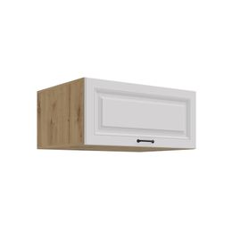 K&uuml;chen-Preisbombe Aufsatzschrank Hochschrank 80 cm STILO Weiss K&uuml;chenzeile K&uuml;chenblock K&uuml;che