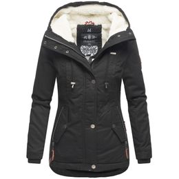 Marikoo Damen Winterjacke Outdoor Baumwolljacke mit Kapuze Bikoo