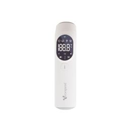 Cangaroo Infrarot-Thermometer Clarity Stirn Ohr Messung LED-Anzeige kontaktlos wei&szlig;