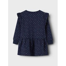 name it Kleid 'NMFOeana' M&auml;dchen Gr&ouml;&szlig;e 116 navy / taubenblau / orchidee / wei&szlig;