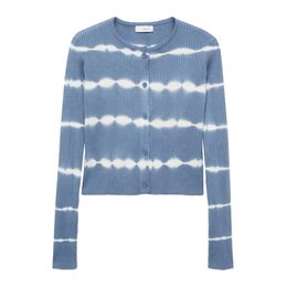 MANGO TEEN Strickjacke 'Sunnuyc' Damen Gr&ouml;&szlig;e M taubenblau / offwhite