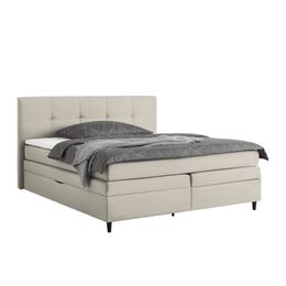 Boxspringbett Miami in Taupe ca. 160x200cm
