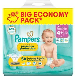 Pampers Windeln Premium Protection Gr. 4+ (10-15 kg) Big Pack