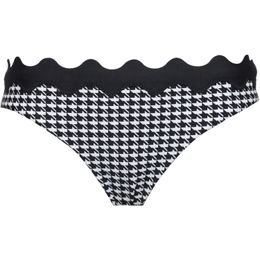 Seafolly GiaCheck Ric Rac Bikini Hose Damen - Gr&ouml;&szlig;e 38 - schwarz