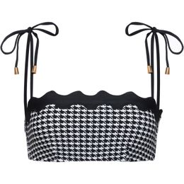 Seafolly GiaCheck Ric Rac Bikini Oberteil Damen - Gr&ouml;&szlig;e 36 - schwarz