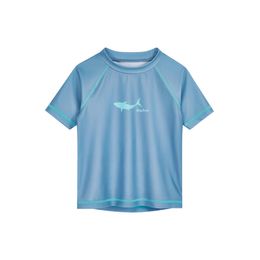 Playshoes Badeshirt 'Hai' Jungen Gr&ouml;&szlig;e 122/128 blau / azur