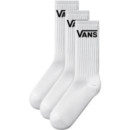 Vans Classic Crew (3er Pack) Socken wei&szlig; in XL VN000QBVWHT WHITE