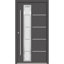 Splendoor Alu-Stahlhaust&uuml;r 'B06' anthrazit links 110 x 210 cm