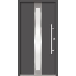 Splendoor Alu-Stahlhaust&uuml;r 'B01' anthrazit rechts 110 x 210 cm