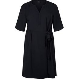 ZIZZI Kleid 'Fikka' Damen Gr&ouml;&szlig;e 50/52 schwarz Winterkleid