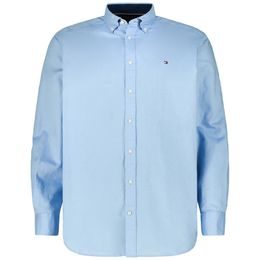 Herren Gro&szlig;e Gr&ouml;&szlig;en | Tommy Hilfiger Freizeithemd mit Leinen Farbe hellblau Gr&ouml;&szlig;e: 5XL