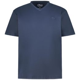 Gro&szlig;e Gr&ouml;&szlig;en s.Oliver Basic-T-Shirt Farbe blau Gr&ouml;&szlig;e: 5XL